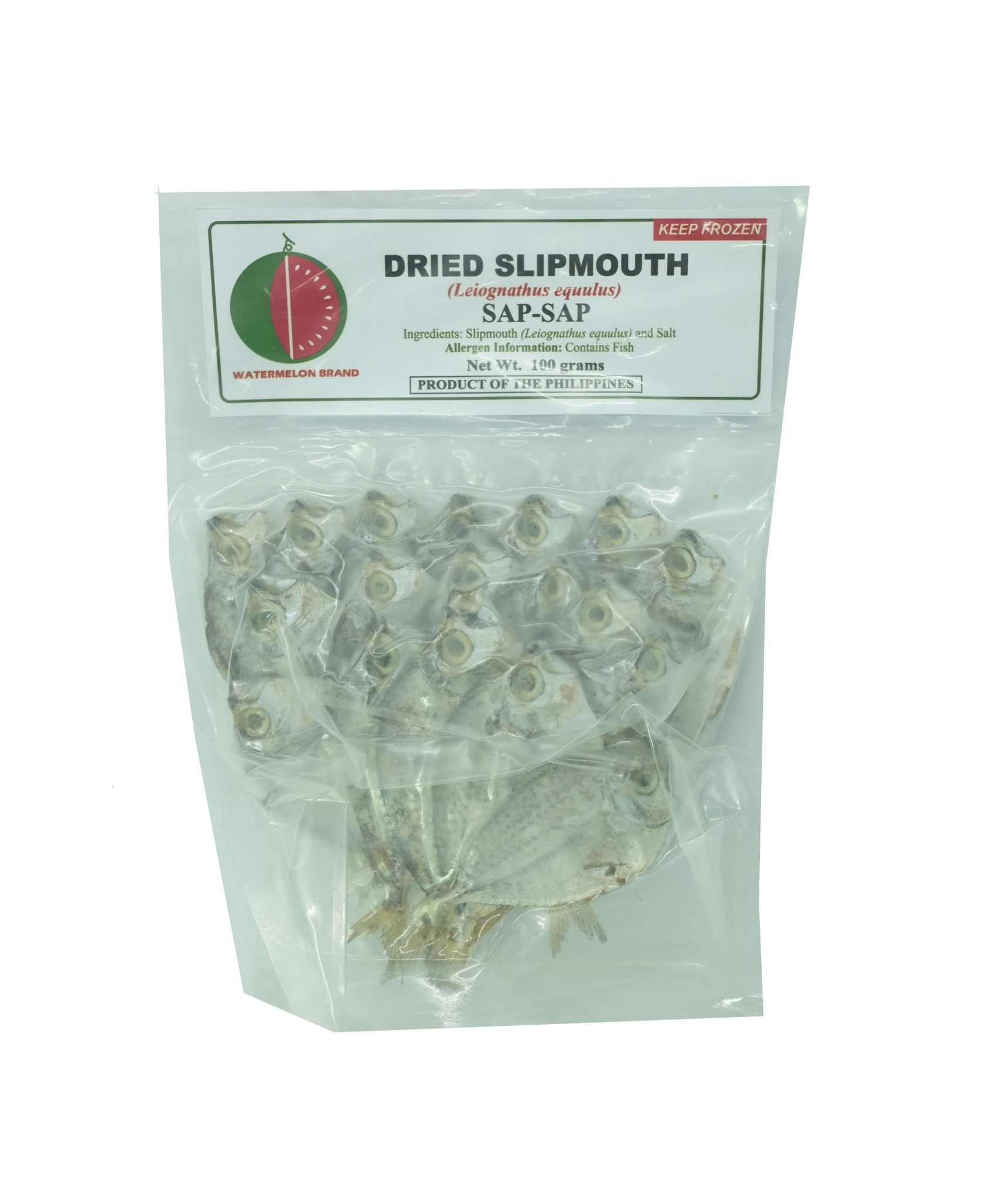 (PHILIPPINES) WATERMELON BRAND – Dried Slipmouth – SAP-SAP 100G - Asia ...
