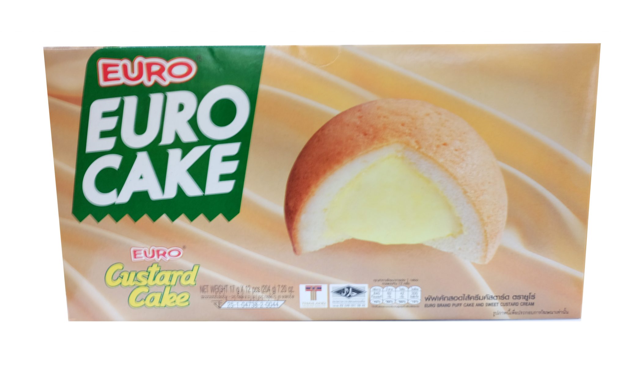 EURO CAKE - Custard Cake 12Pcs - Asia Grocery Town