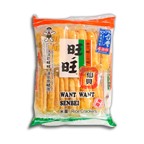 (TAIWAN) WANT WANT – Senbei (Rice Cracker) 112G - Asia Grocery Town